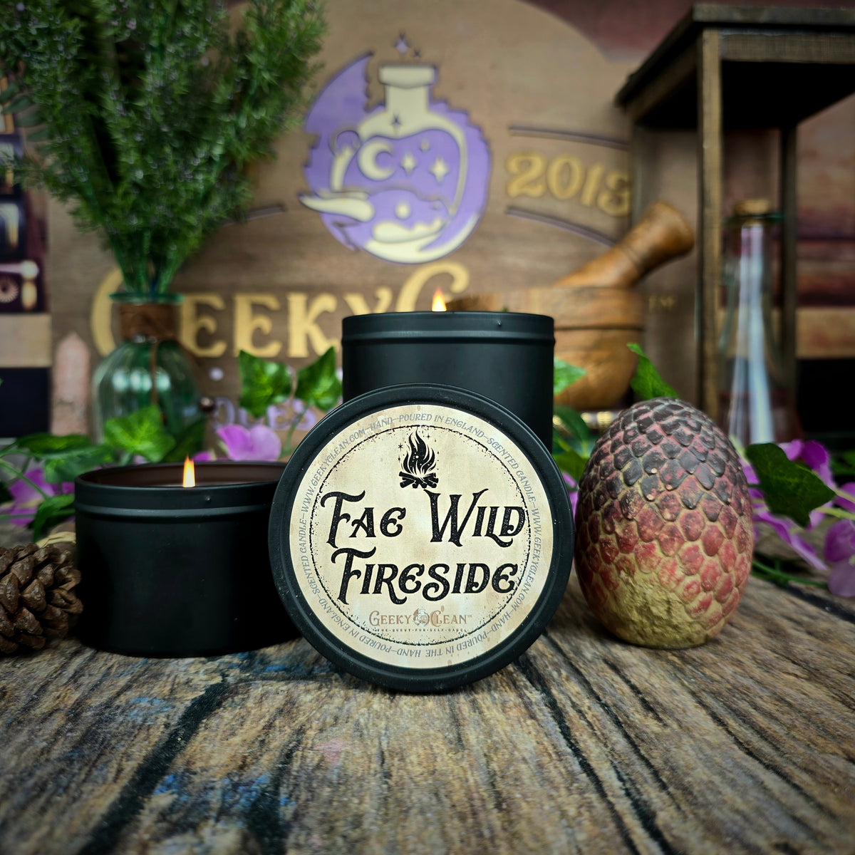 Fae Wild Fireside Candle | Marshmallow, Caramel | Embark on a Scented ...